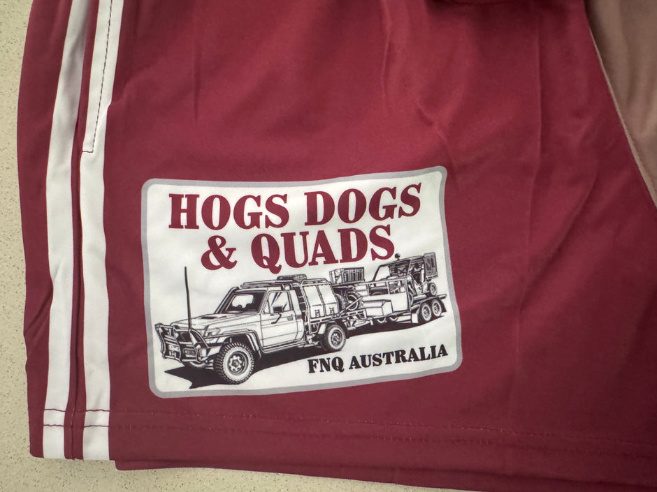 FOOTY SHORTS – Hogs Dogs Quads Shop