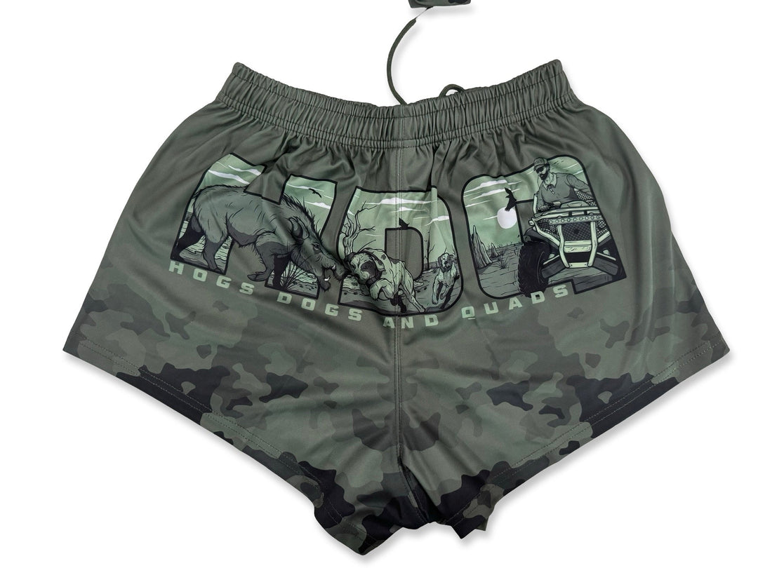 🔥NEW🔥 Footy Shorts - Army Green Camo – Hogs Dogs Quads Shop