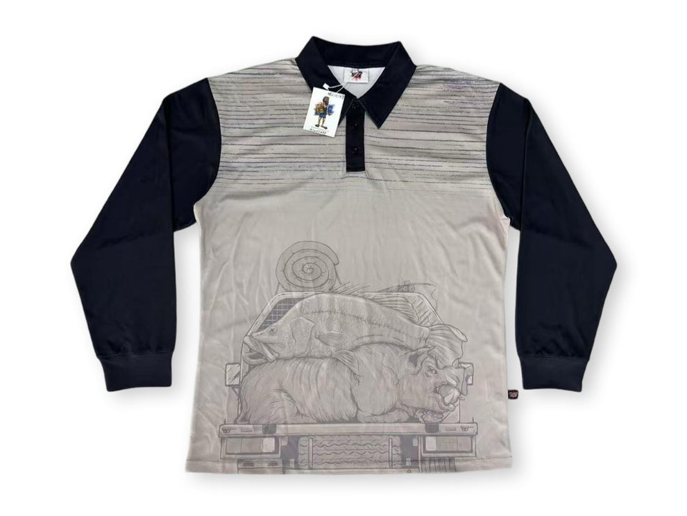 Long Sleeve Shirt - Surf & Turf – Hogs Dogs Quads Shop